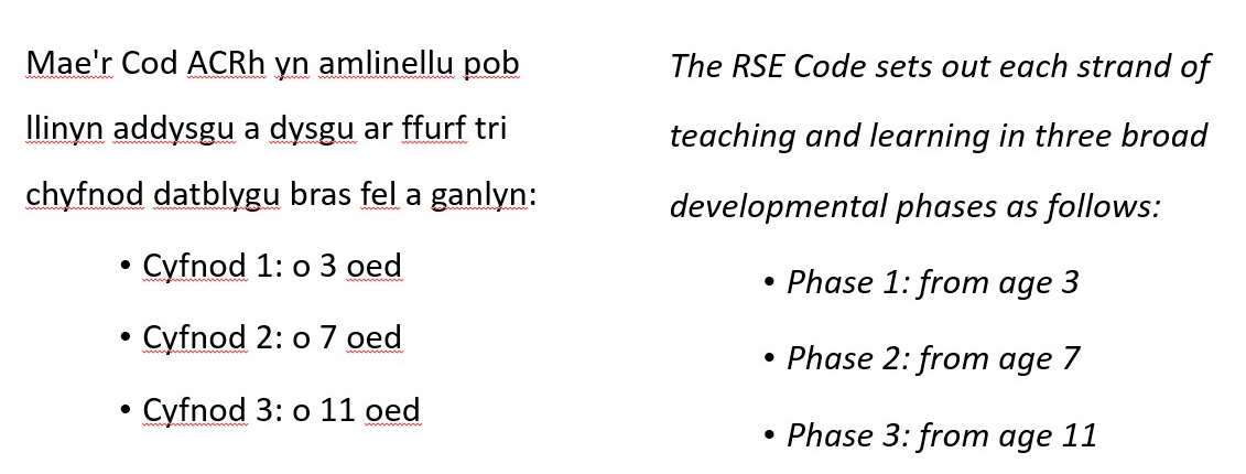 Rse Relationships And Sexuality Education Golftyn Cp School