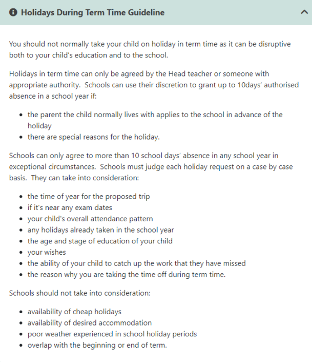 Term Dates / Holiday Request Forms - Golftyn CP School